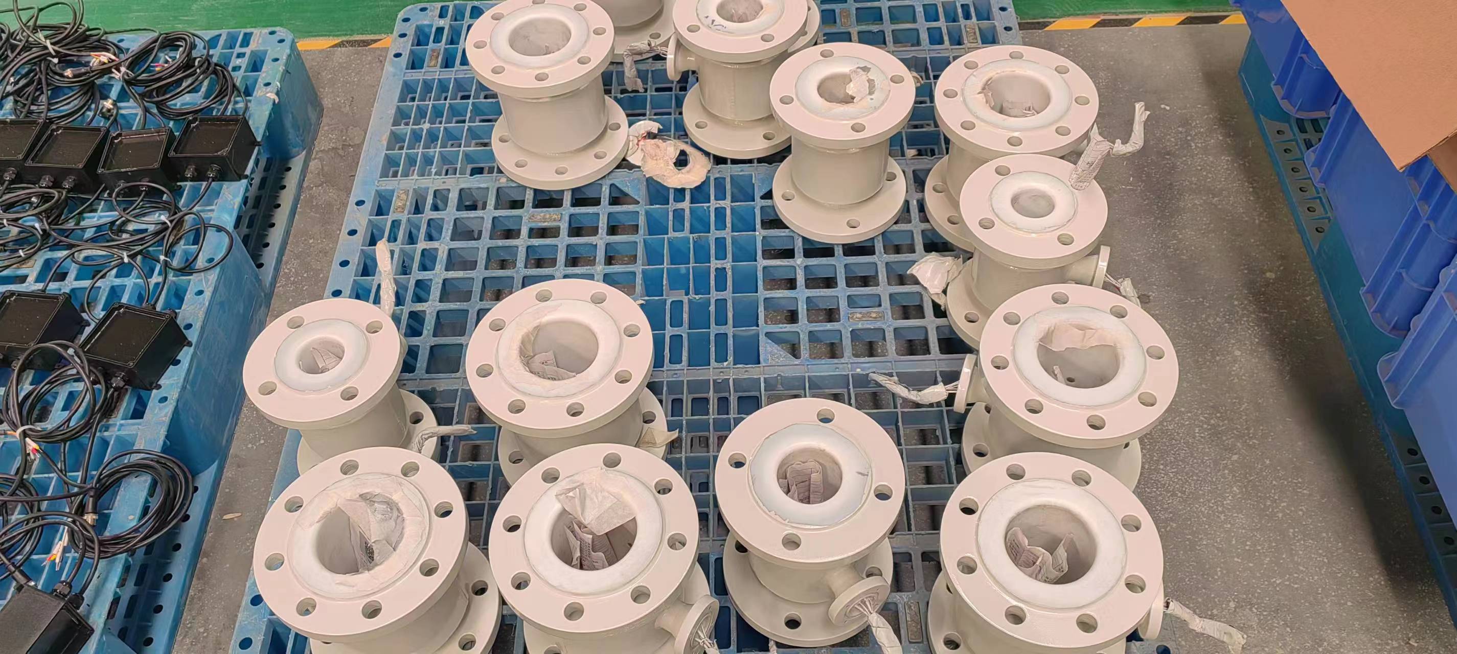 Solar Power DC12V Electromagnetic Water Meter Drop Measurement Flow ...