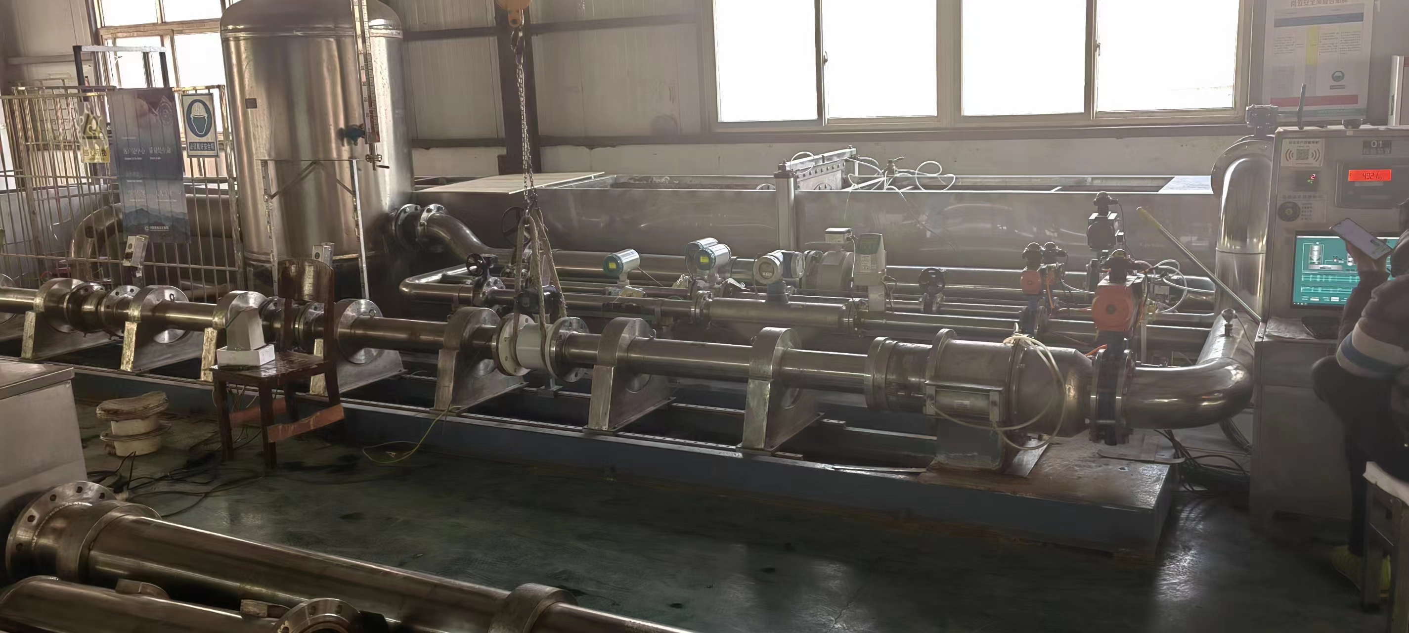 Digital Display Water Flow Meter Pipeline Water Pump Liquid ...