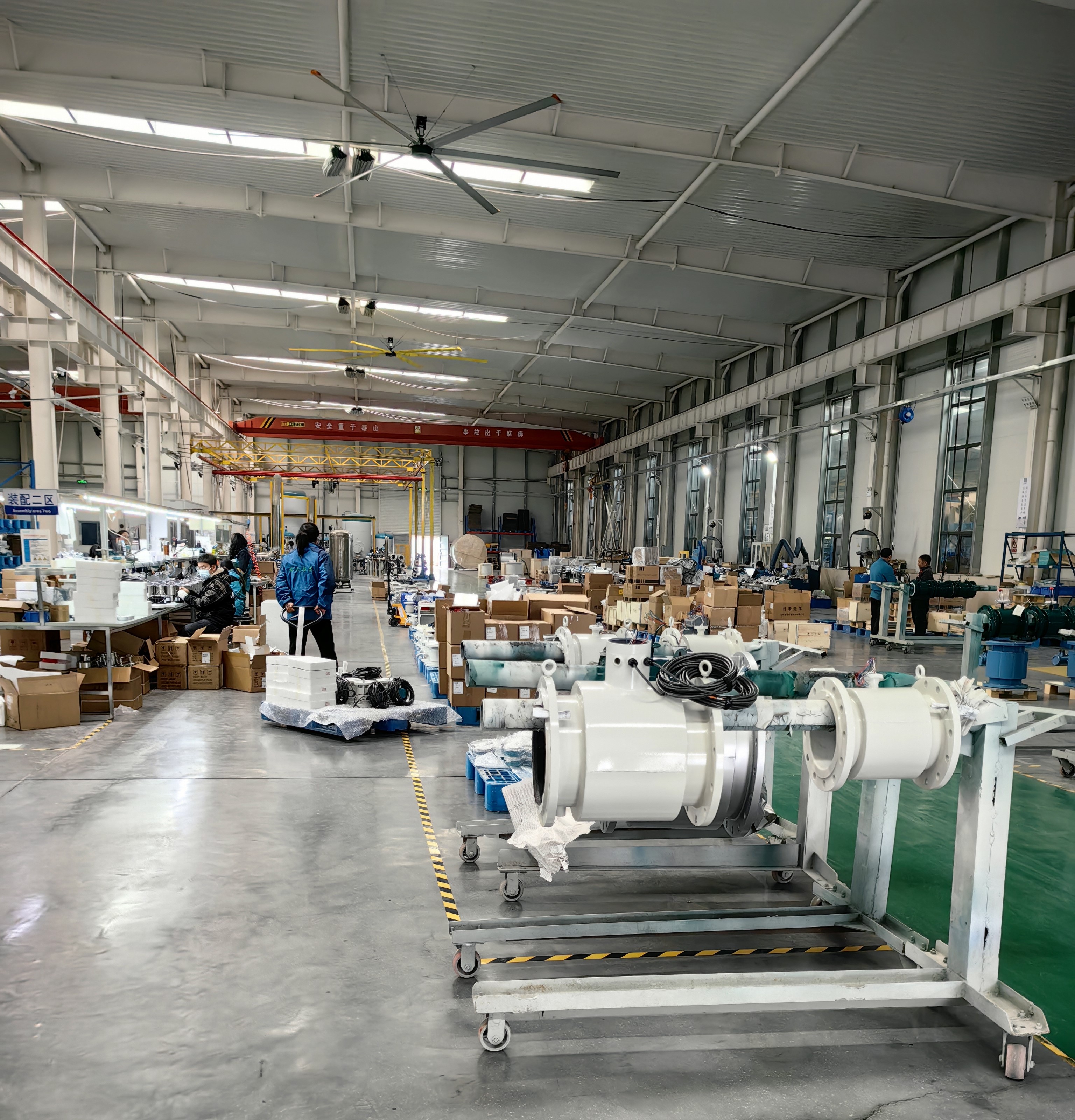 Low Cost Electromagnetic Flowmeter 4-20mA Output Digital Magnetic Water ...