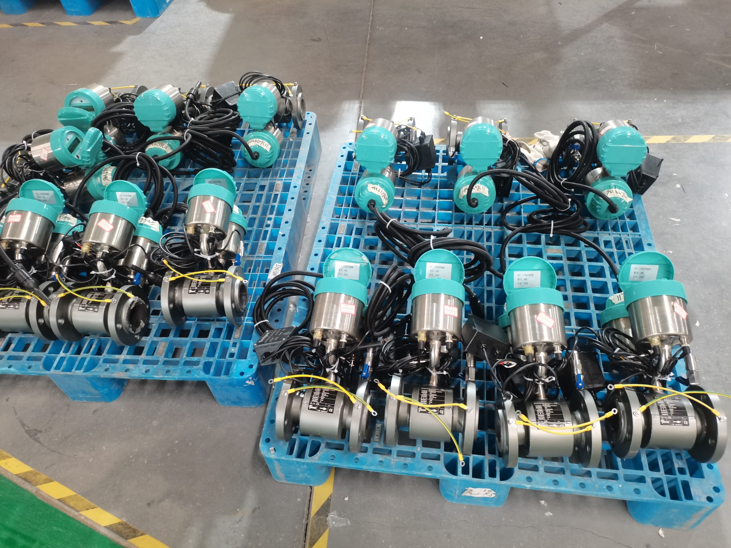 4-20mA Pulse Output Liquid Control Cement Mortar Full Bore Sewage ...